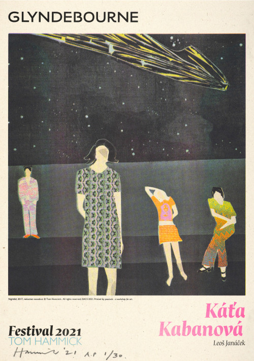 Peacock & Worm – Risograph